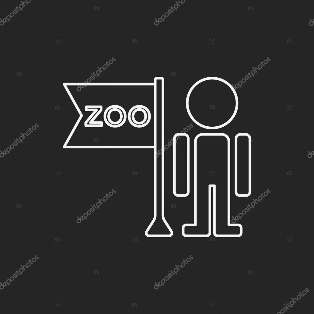 Zookeeper line icon Stock Vector Image by ©vectorchef #79722130