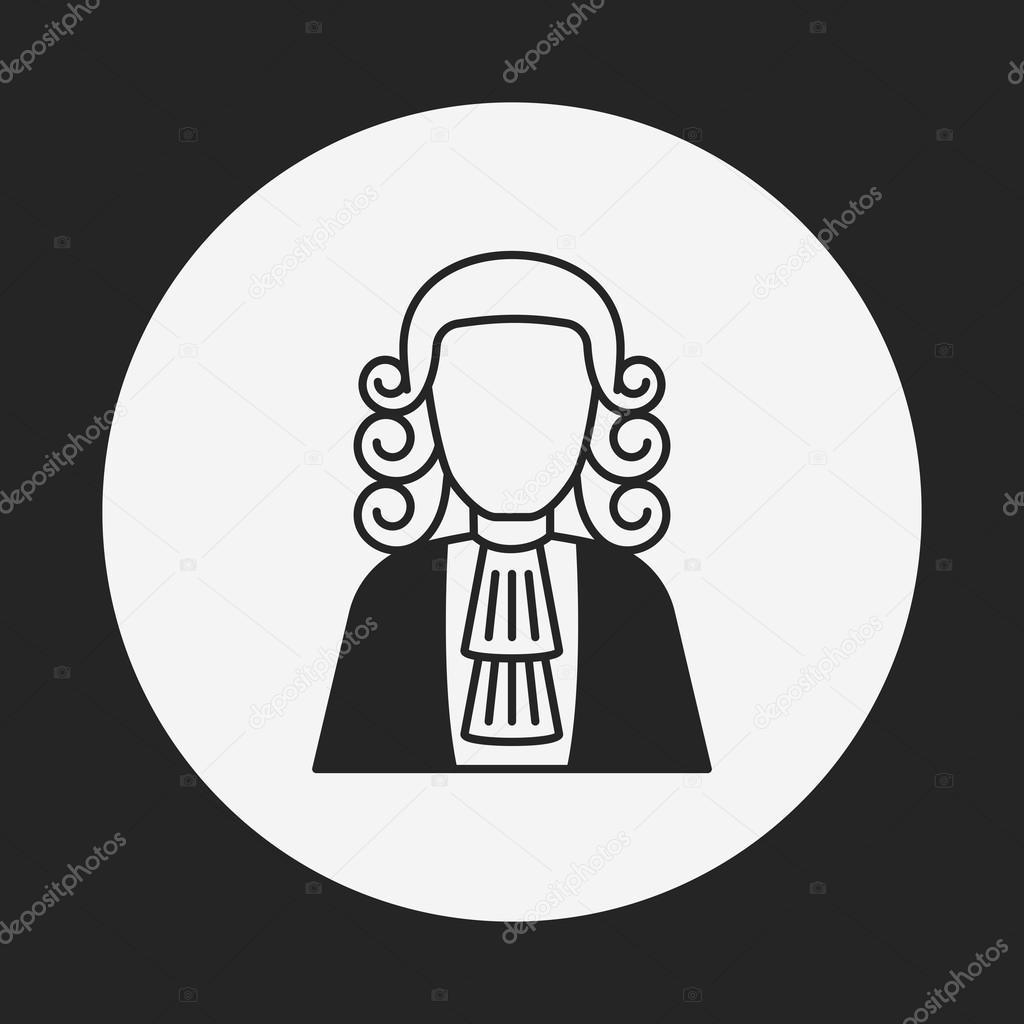 Juez icono Vector de stock por ©vectorchef 79999674