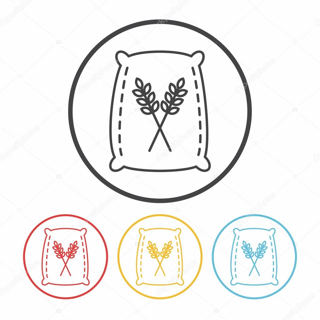 Seed line icon Stock Vector by ©vectorchef 91225766