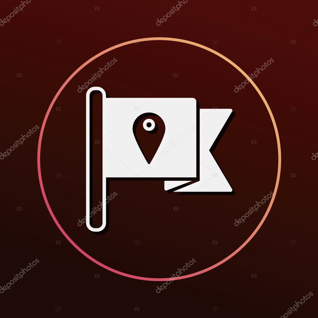 Flags icon vector illustration Stock Vector by ©vectorchef 94761644