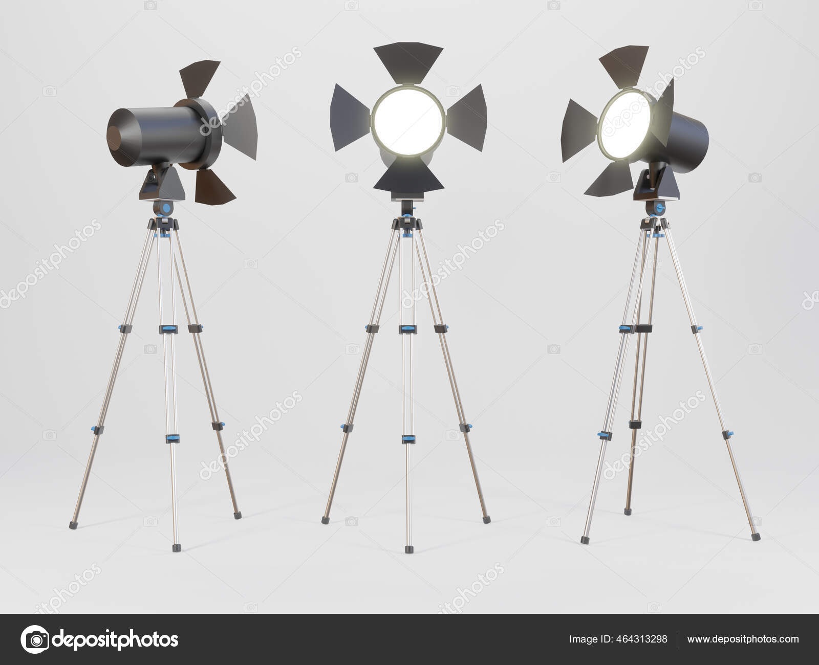 Spotlight Isolate White Background Render Stock Photo by ©3DGearFOTO ...