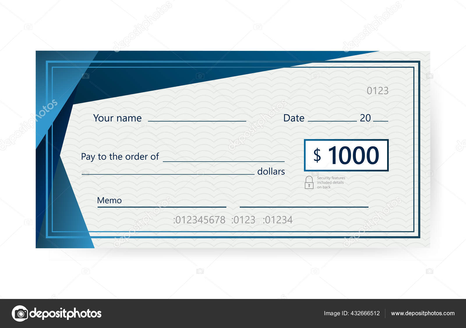 Hoja De Trabajo De Cheque En Blanco Ejemplo De Cheque Simple