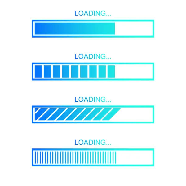 Progress Bars Set Stock Vector Image by ©polovinkina.le@gmail.com #65926639