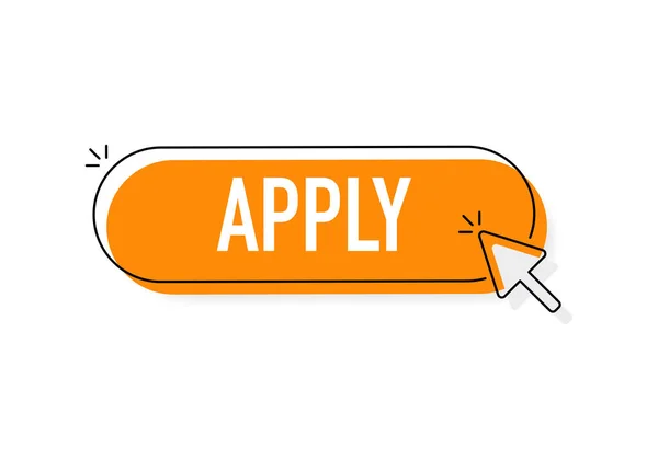 Apply Now Button Cursor Pointer Click Vector Web Button Stock Vector by ©vectorup 631268838