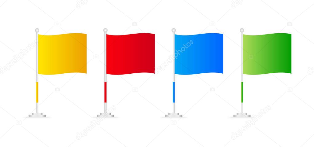 Inicio bandera de acabado y banner para el diseño de concepto. Concepto ...