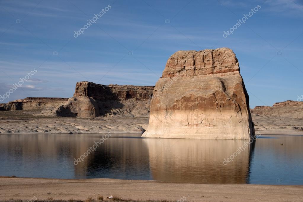 Lone Rock, Lake Powell, Arizona, USA Stock Photo by ©uhg1234 74257525