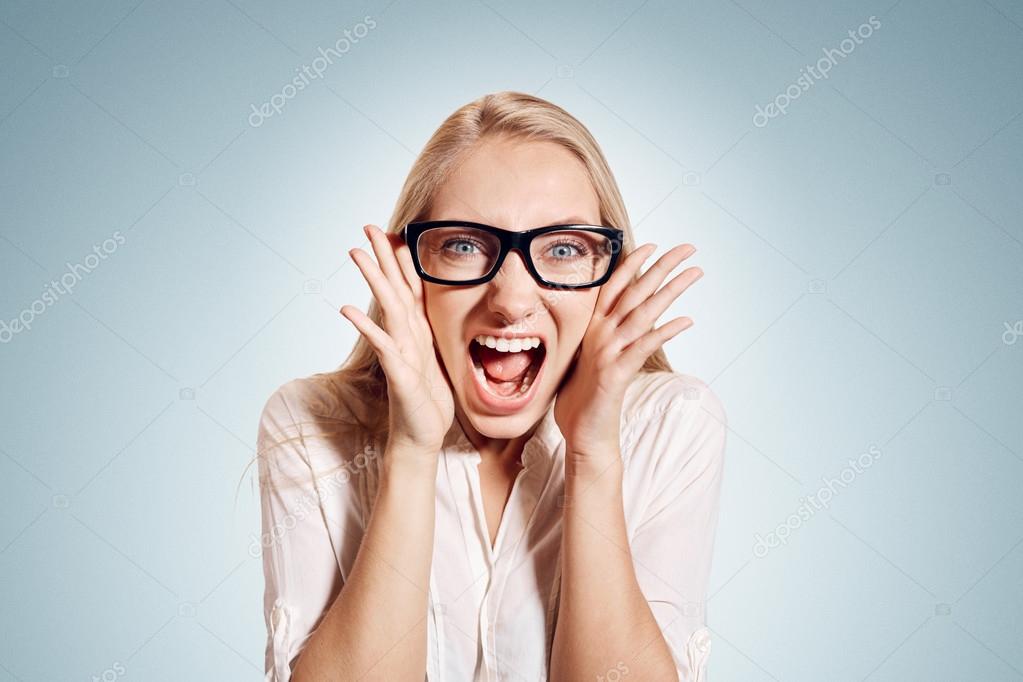 Happy Screaming Face