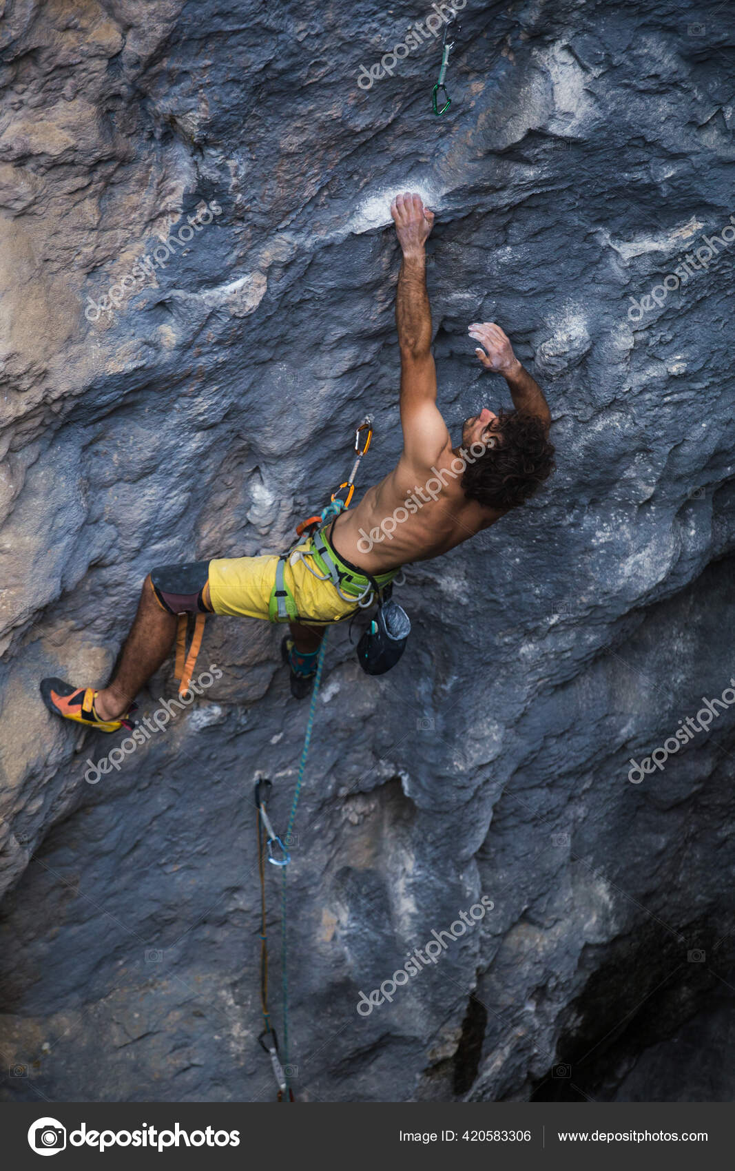Rock Climbers Back Muscles