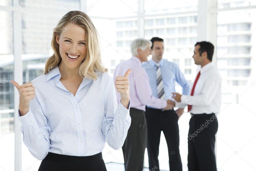 Successful business partnership — Stock Photo © depostock #65750969