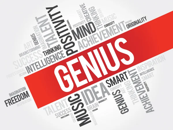 Genius word cloud collage Stock Vector by ©dizanna 194539606