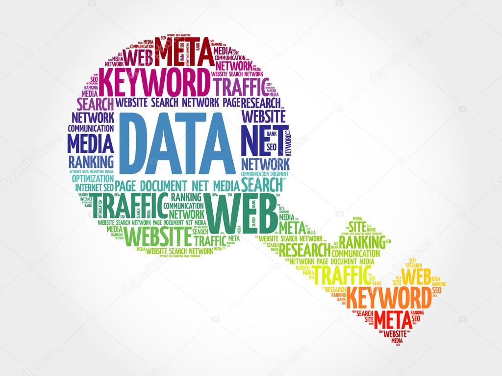 DATA Key word cloud Stock Vector by ©dizanna 100425602