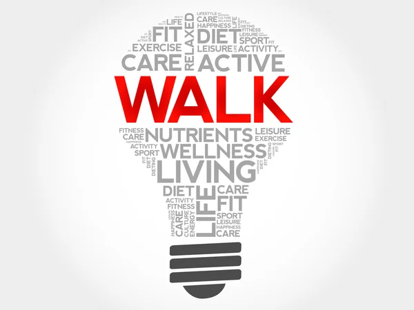 WALK word cloud, fitness Stock Vector by ©dizanna 170111232