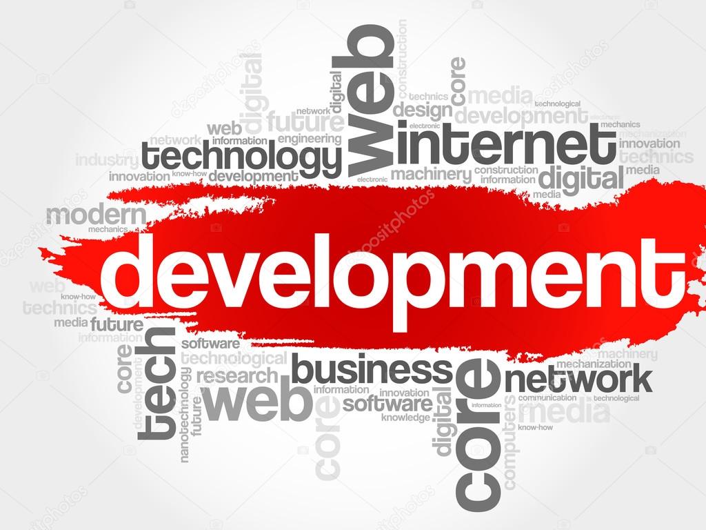 Development word cloud Stock Vector Image by ©dizanna #100998740