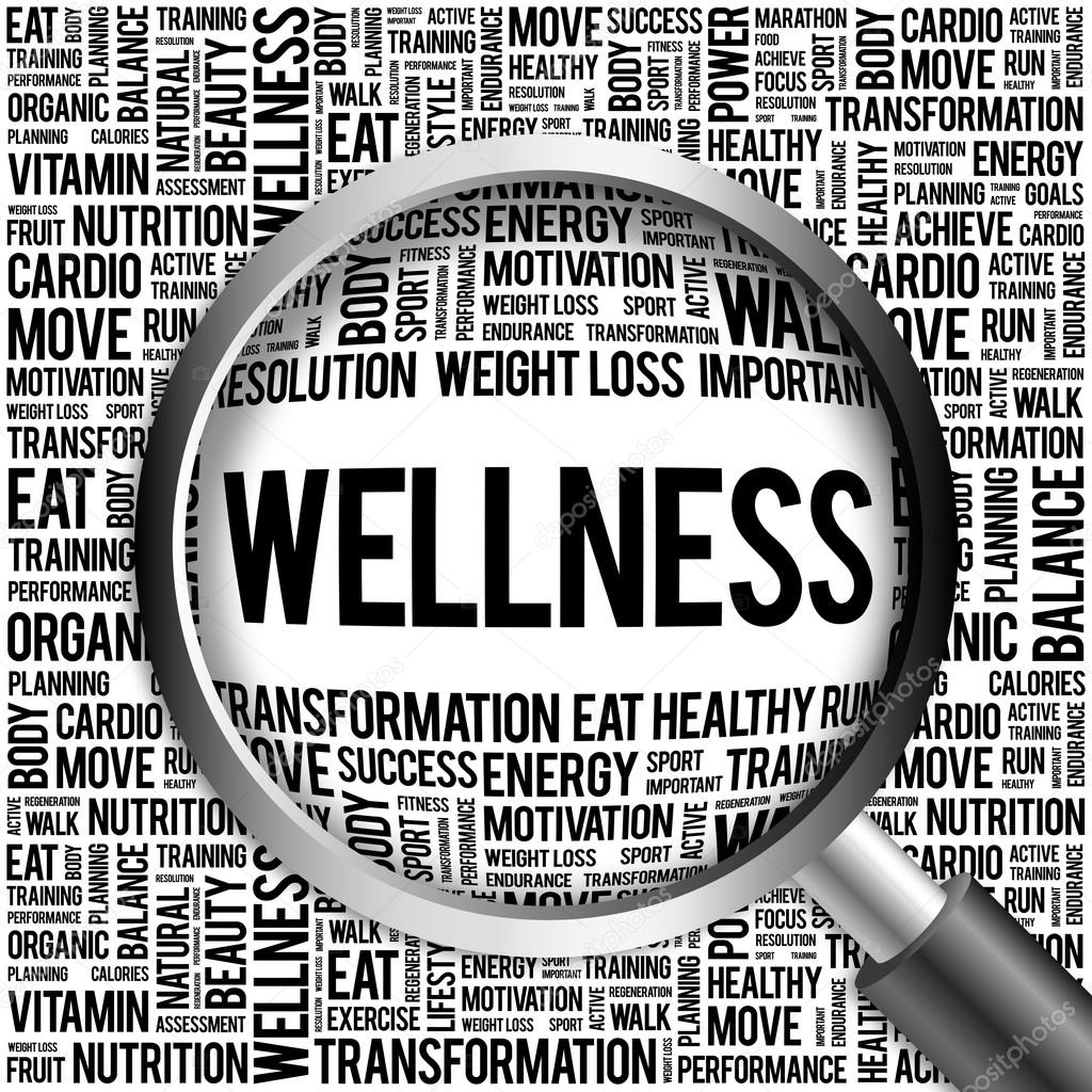 WELLNESS word cloud Stock Photo by ©dizanna 102213568