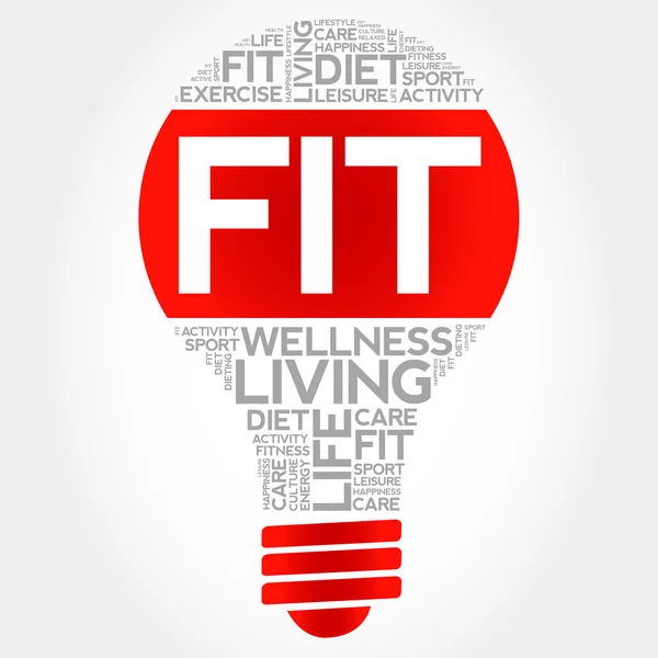 FIT word cloud background Stock Vector by ©dizanna 106950456