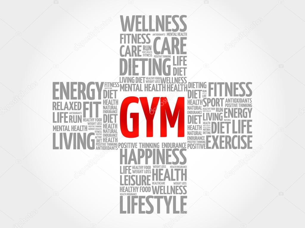 Gym Word Cloud — Stock Vector © Dizanna 104749854