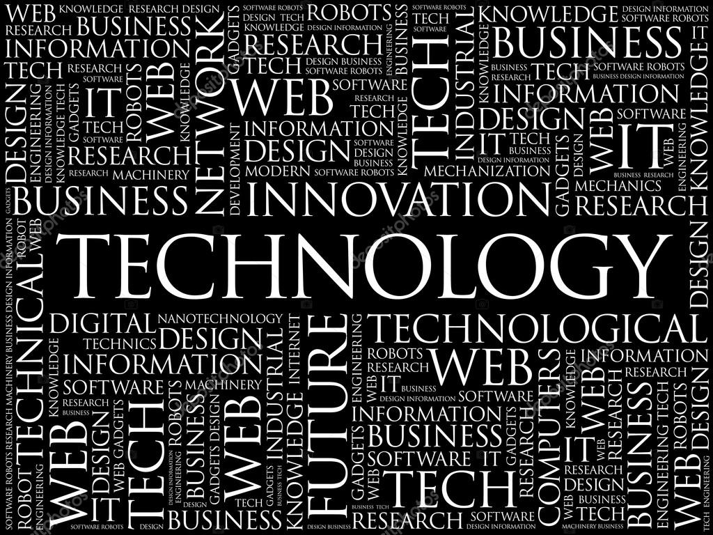 Technology word cloud Stock Vector Image by ©dizanna #107653054