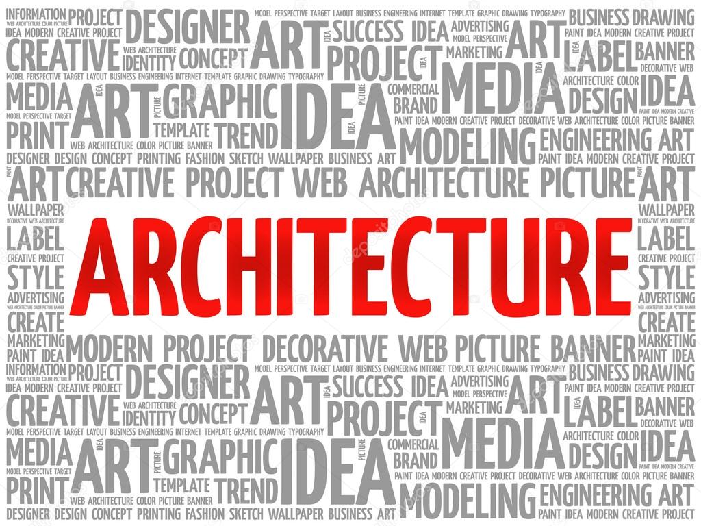 Image vectorielle Mot architecture nuage par ©dizanna - 107681618