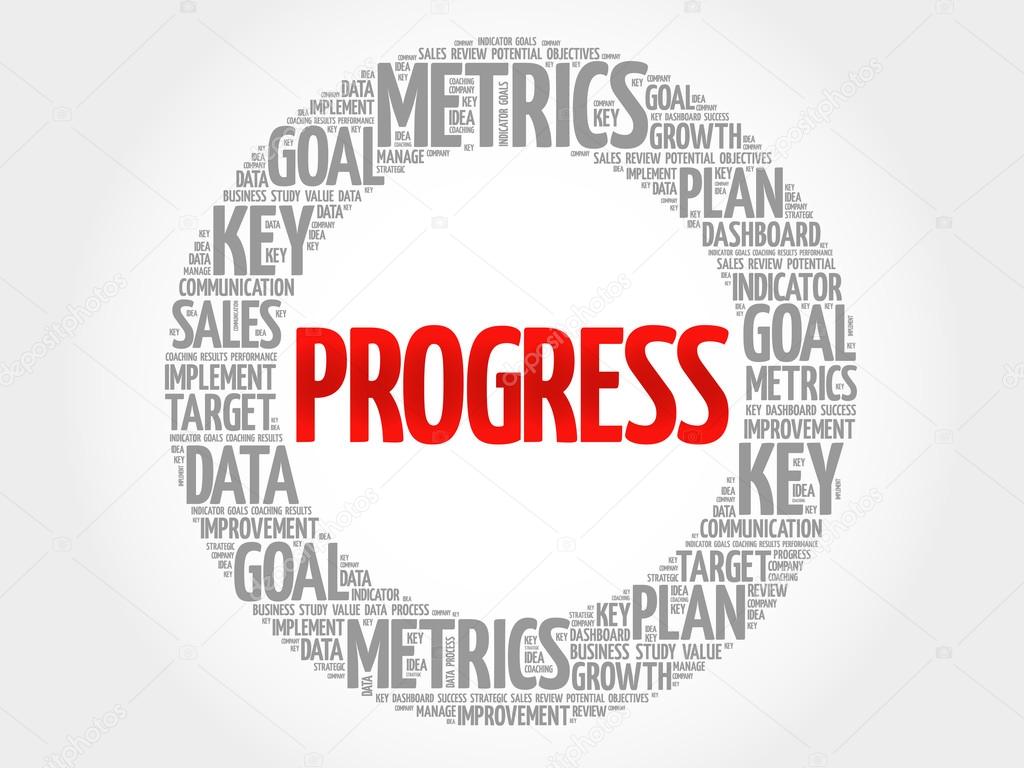 Progress circle word cloud Stock Vector Image by ©dizanna #107891898