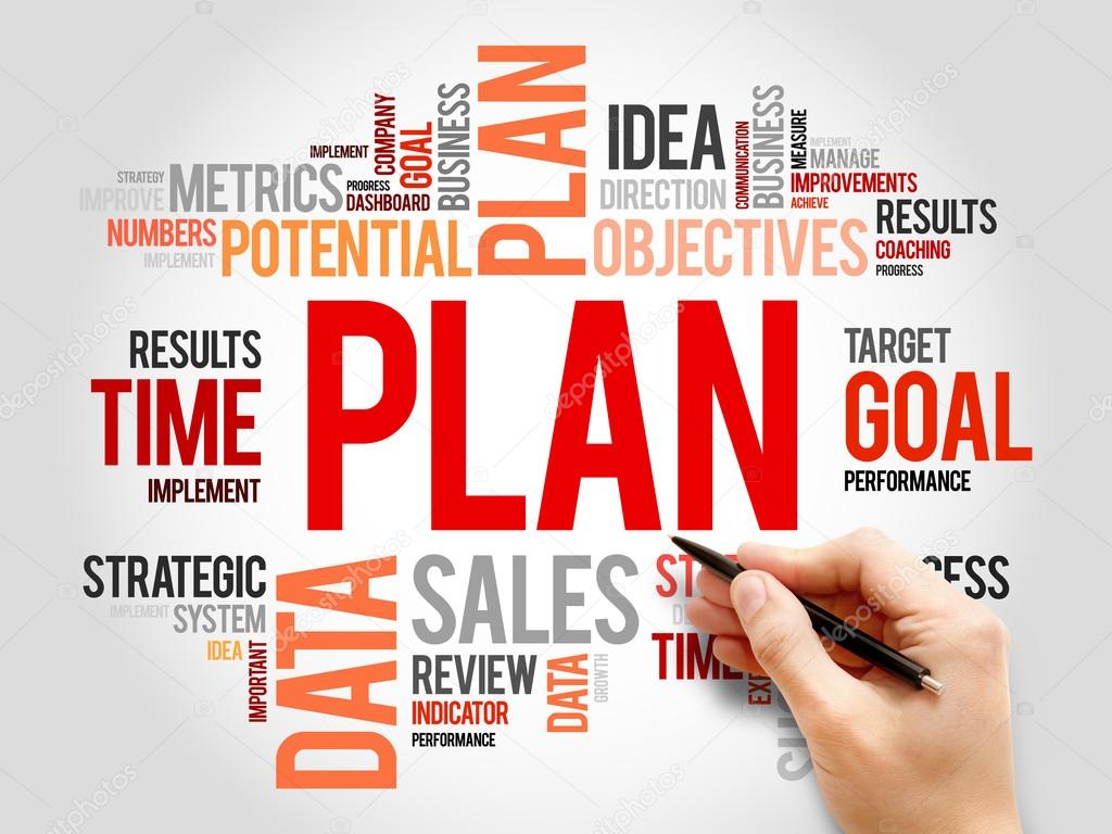 Plan word cloud — Stock Photo © dizanna #109160672