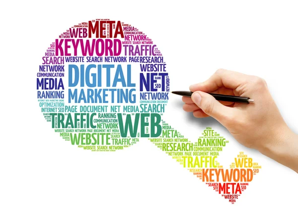 Digital Marketing word cloud Stock Vector by ©dizanna 103599566