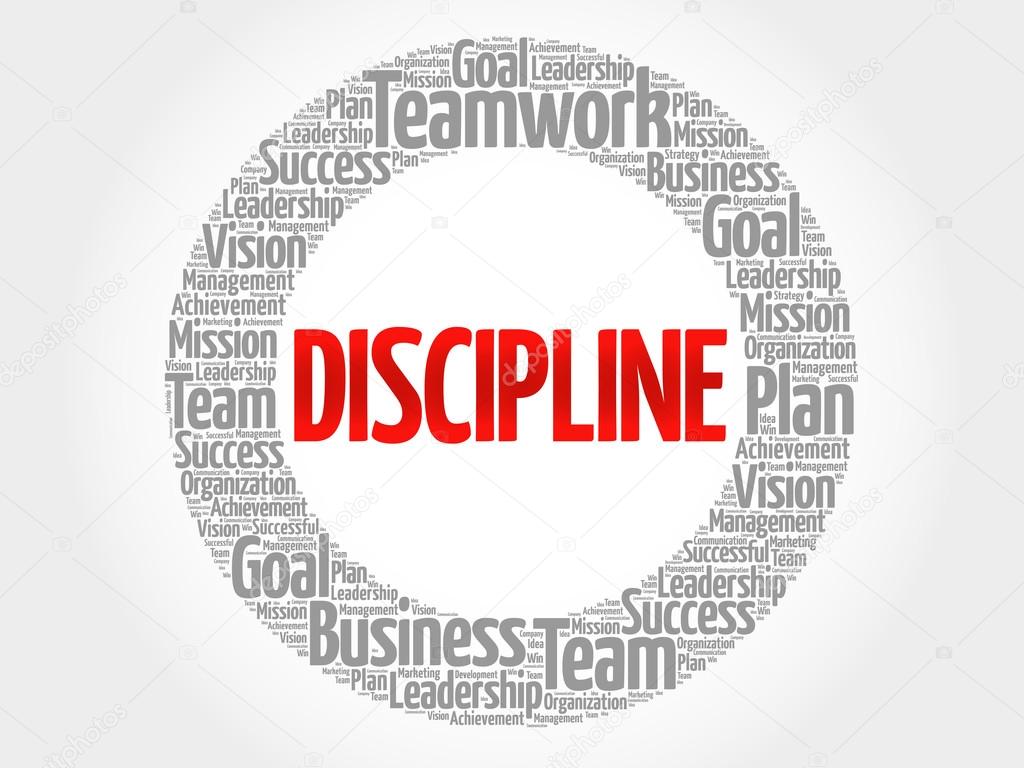 DISCIPLINE circle word cloud Stock Vector Image by ©dizanna #112431872