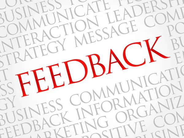 Feedback word cloud collage Stock Vector by ©dizanna 256553420