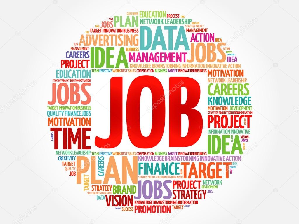 JOB word cloud Stock Vector Image by ©dizanna #112551806