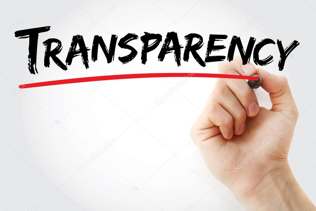 Hand writing Transparency with marker — Stock Photo © dizanna #114851600