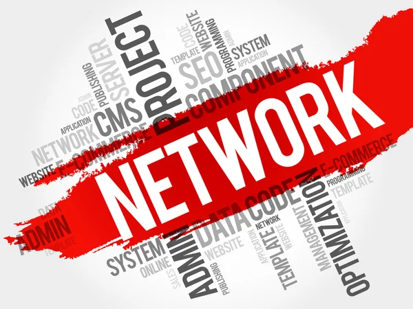 Network word cloud collage Stock Vector by ©dizanna 183956360