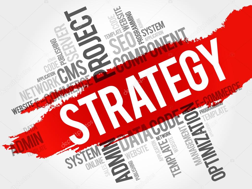 STRATEGY word cloud Stock Vector by ©dizanna 116207202
