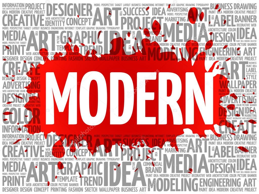 MODERN word cloud, creative concept Stock Vector by ©dizanna 116207504