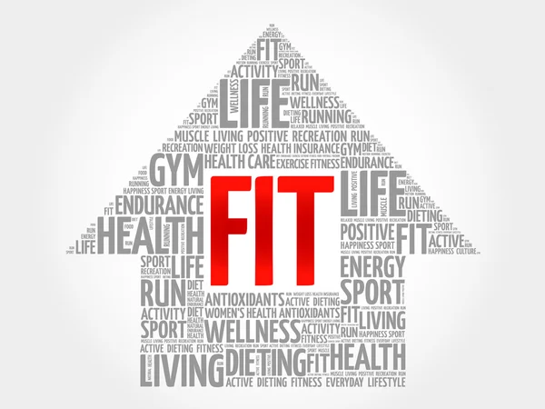 FIT word cloud background Stock Vector by ©dizanna 106950456