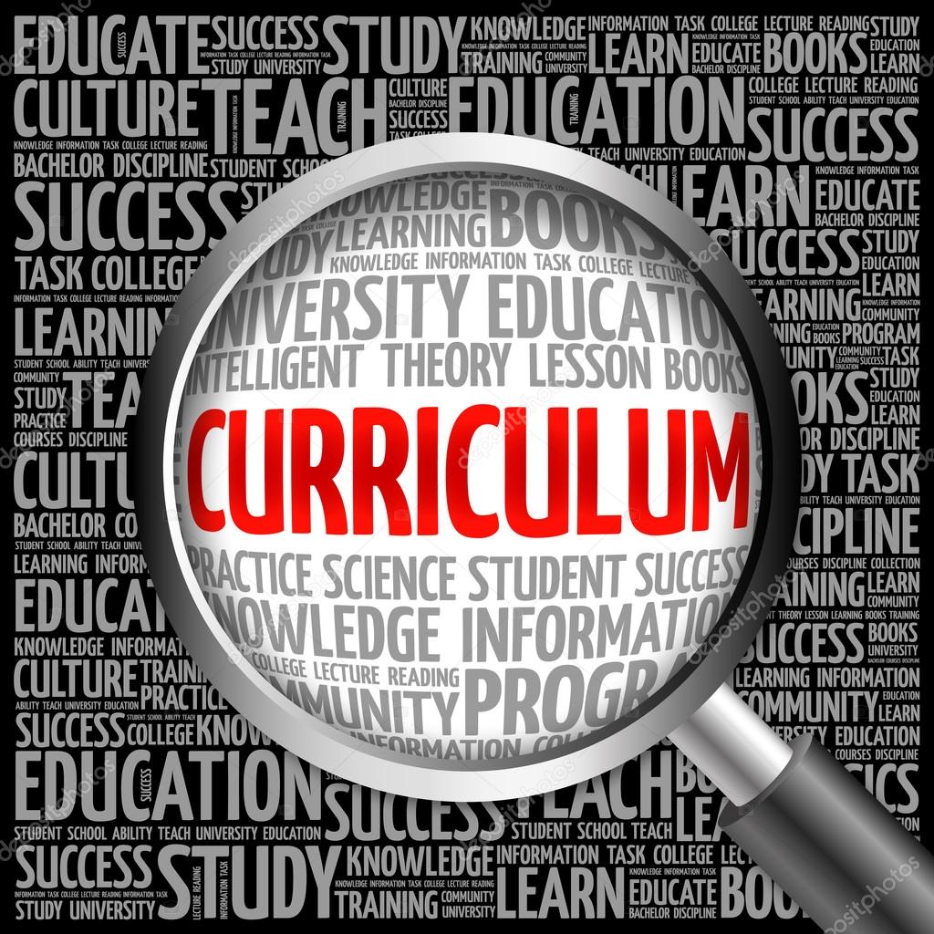 CURRICULUM word cloud with magnifying glass — Stock Photo © dizanna ...