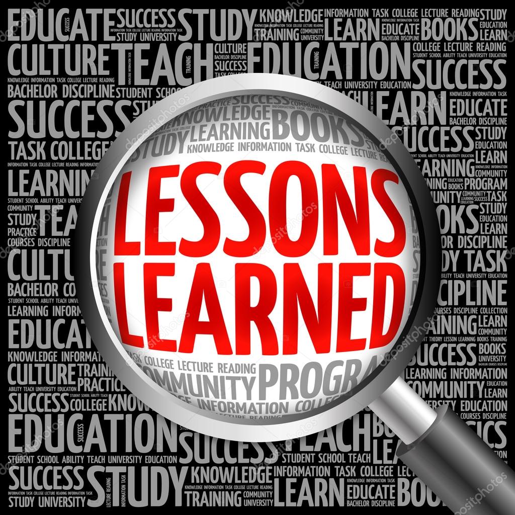 Lessons Learned word cloud Stock Photo by ©dizanna 118181412