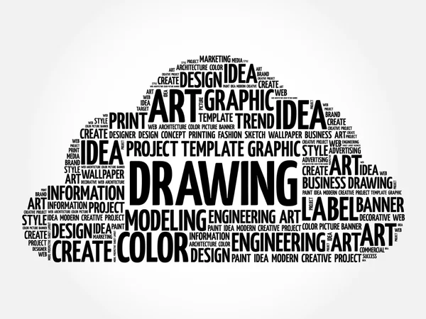 DRAWING word cloud, creative concept Stock Vector by ©dizanna 247547982