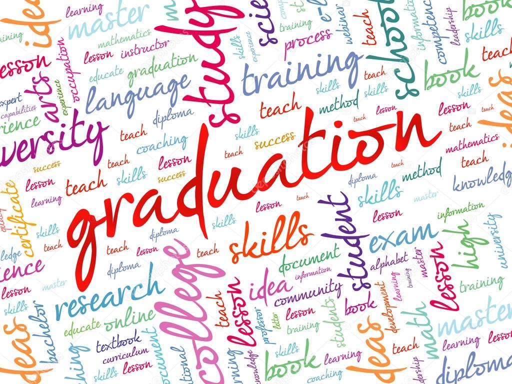 GRADUATION word cloud Stock Vector by ©dizanna 121041954