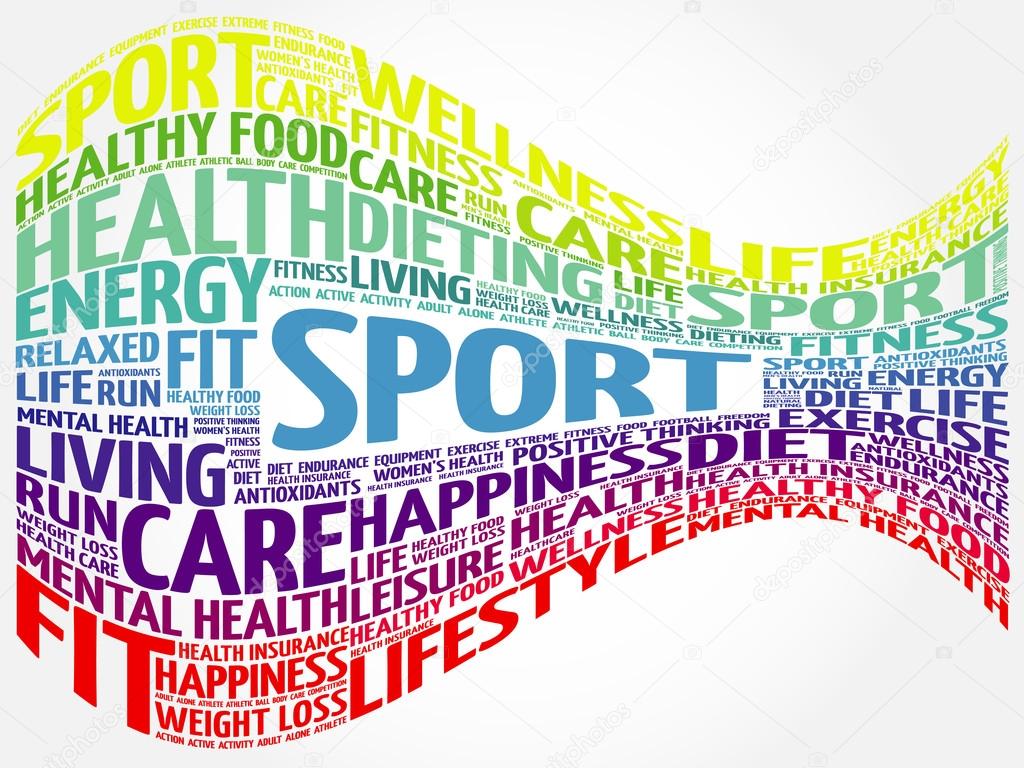 SPORT word cloud background Stock Vector Image by ©dizanna #121042248