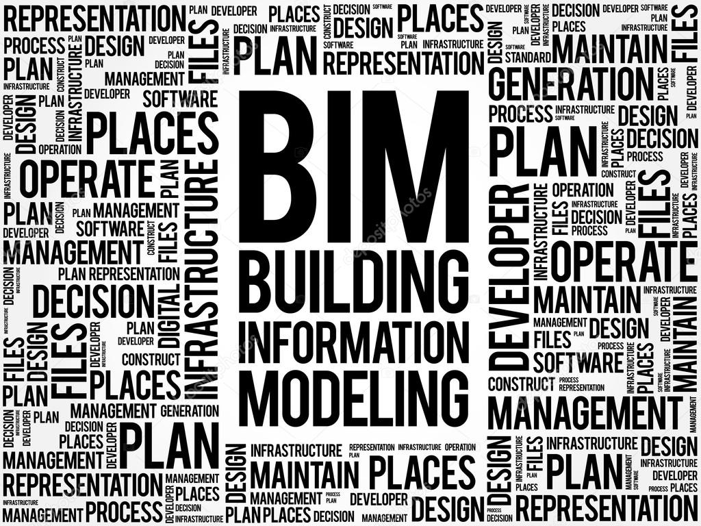 BIM - building information modeling word cloud Stock Vector by ©dizanna ...