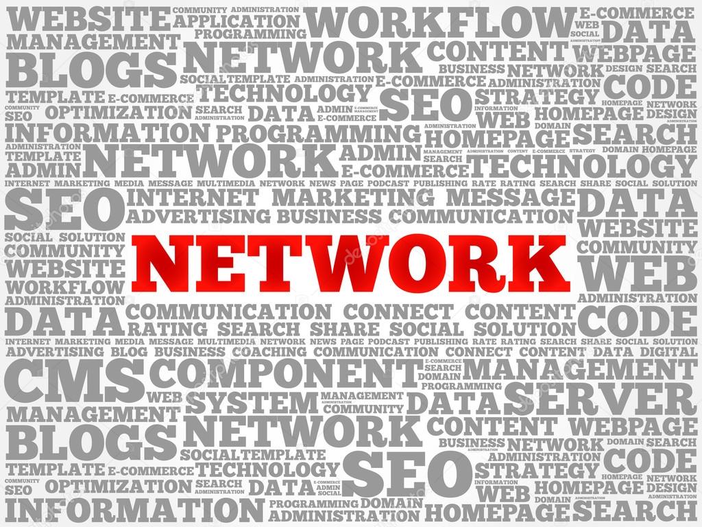 Network word cloud Stock Vector Image by ©dizanna #122857342