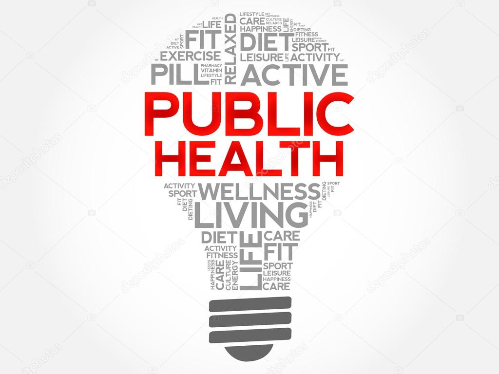 Public Health bulb word cloud Stock Vector by ©dizanna 122857400