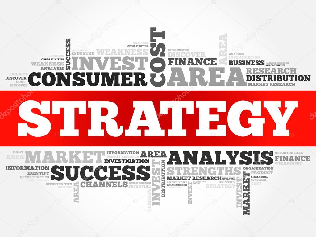 STRATEGY word cloud Stock Vector Image by ©dizanna #122857596