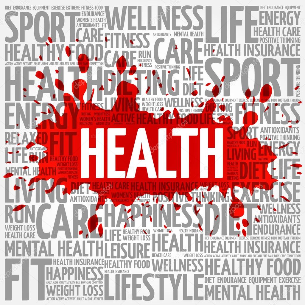 Health word cloud background Stock Vector by ©dizanna 122858078