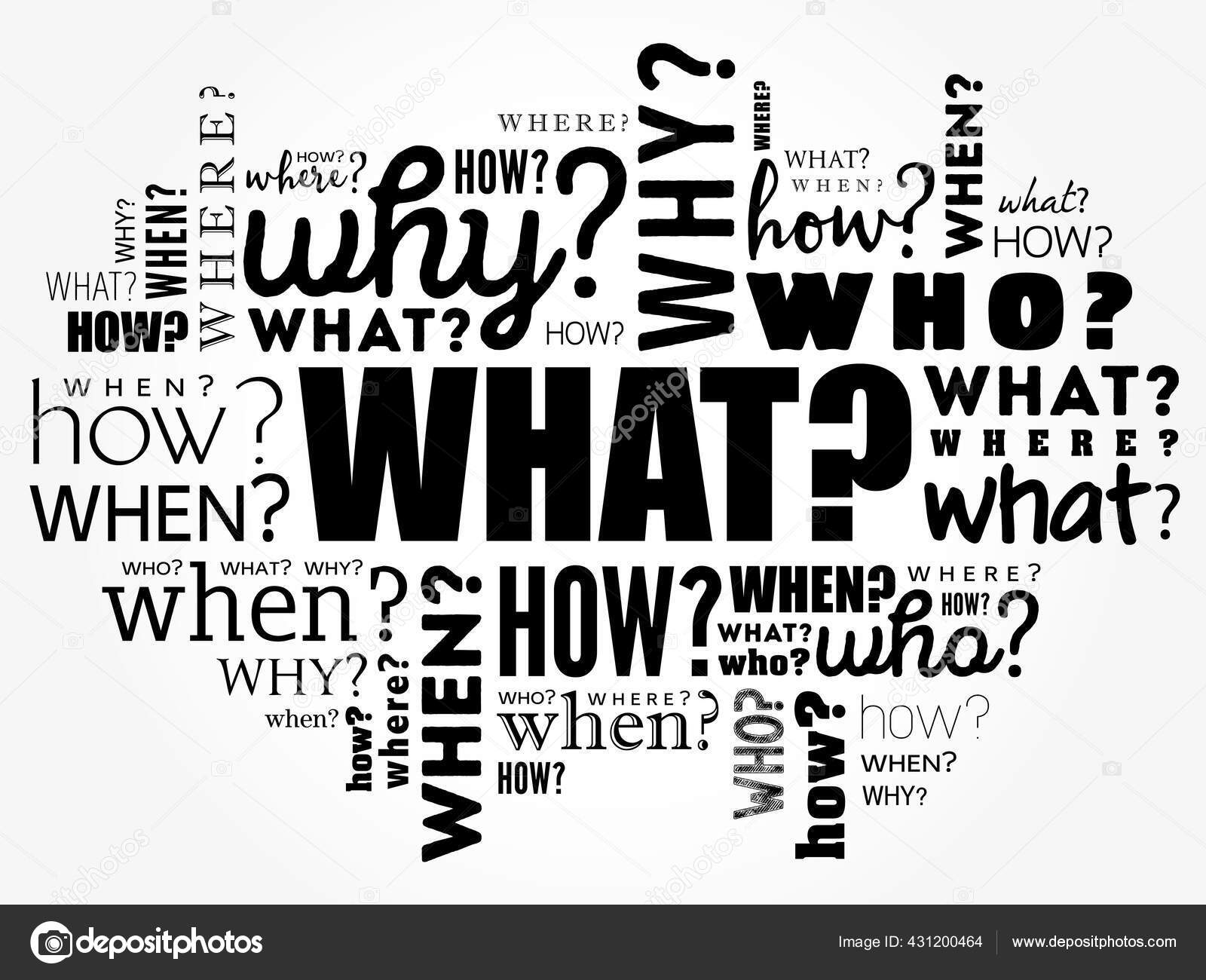 Questions Whose Answers Considered Basic Information Gathering Problem ...