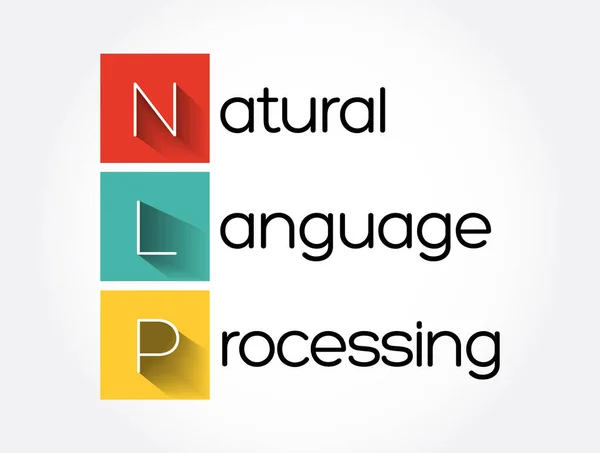 Nlp Neuro Linguistic Programming Acronym Concept Backgroun Stock Vector ...