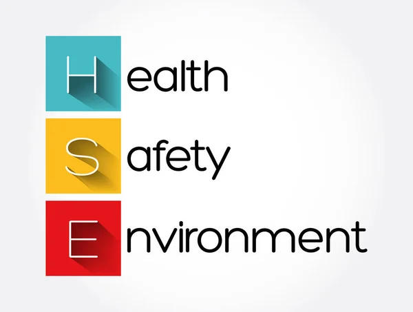 Hse Health Safety Environment Acronym Concept Background Stock Vector by ©dizanna 512685094