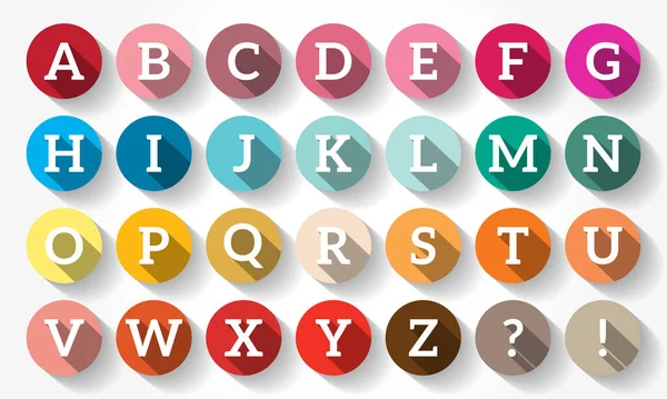 Alphabet icon set. Flat icon design. Stock Vector Image by ©Kubko #44200499