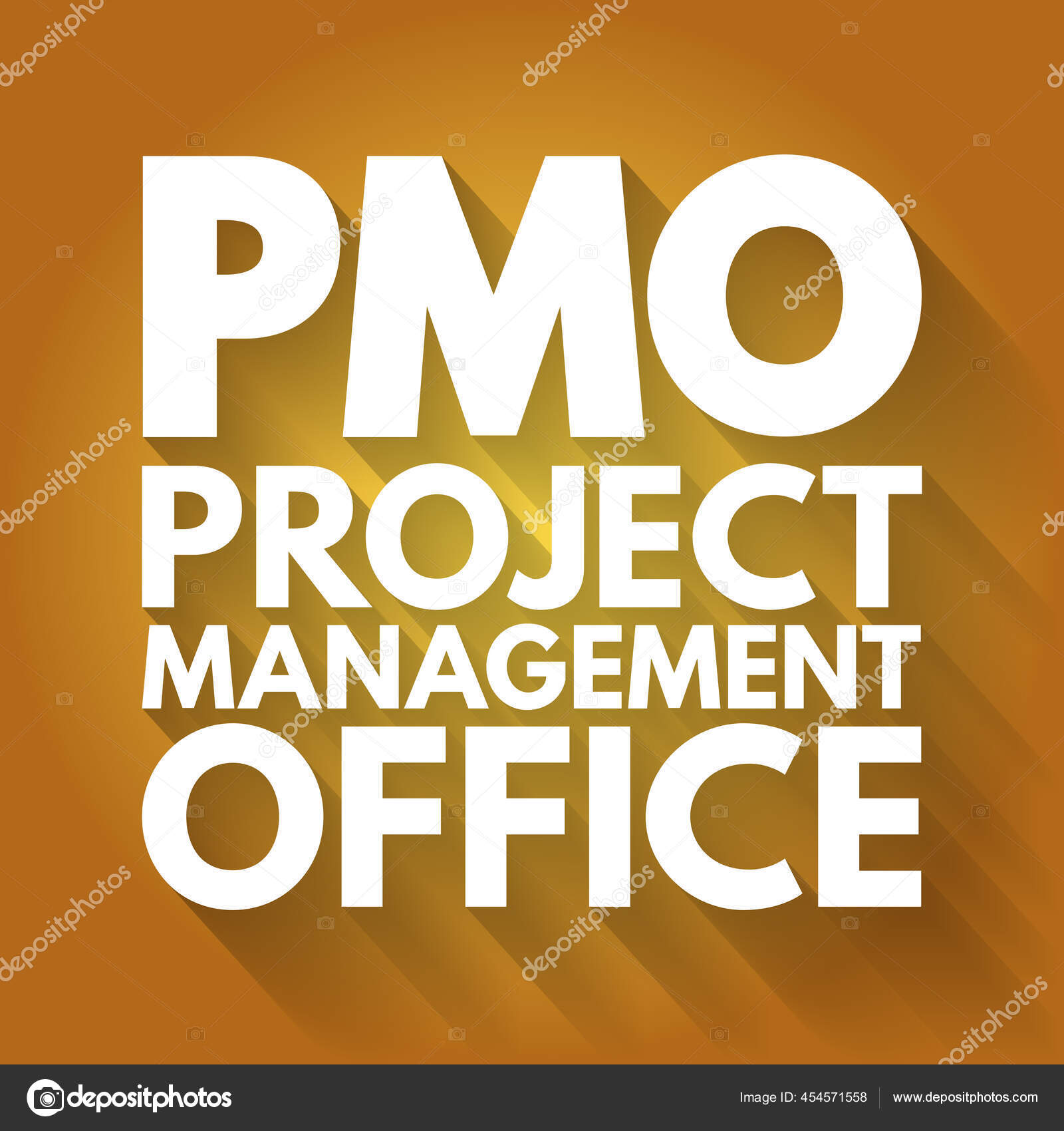 Pmo Project Management Office Acronym Business Concept Background Stock ...