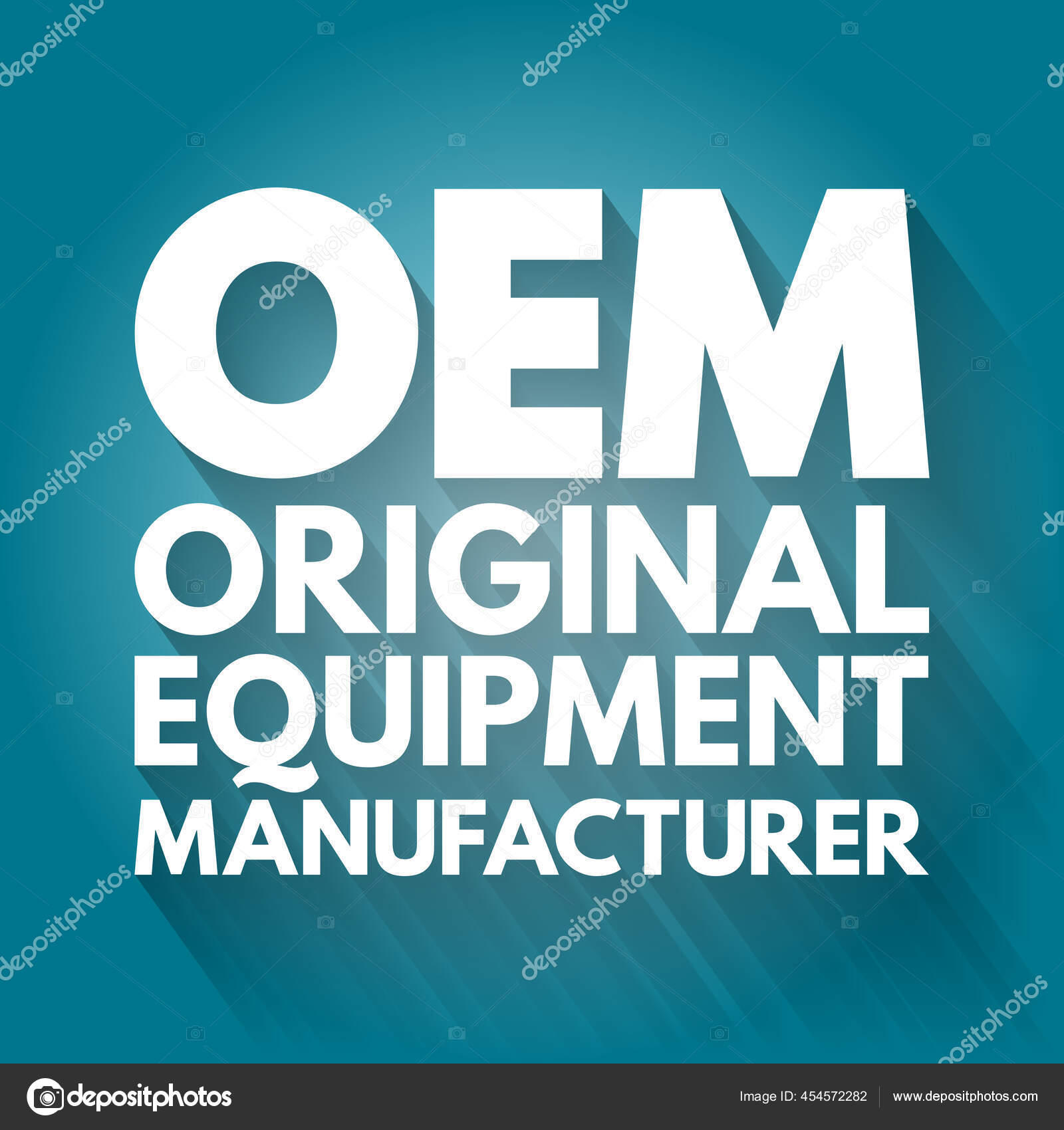 Oem Original Equipment Manufacturer Acronym Business Concept Background ...