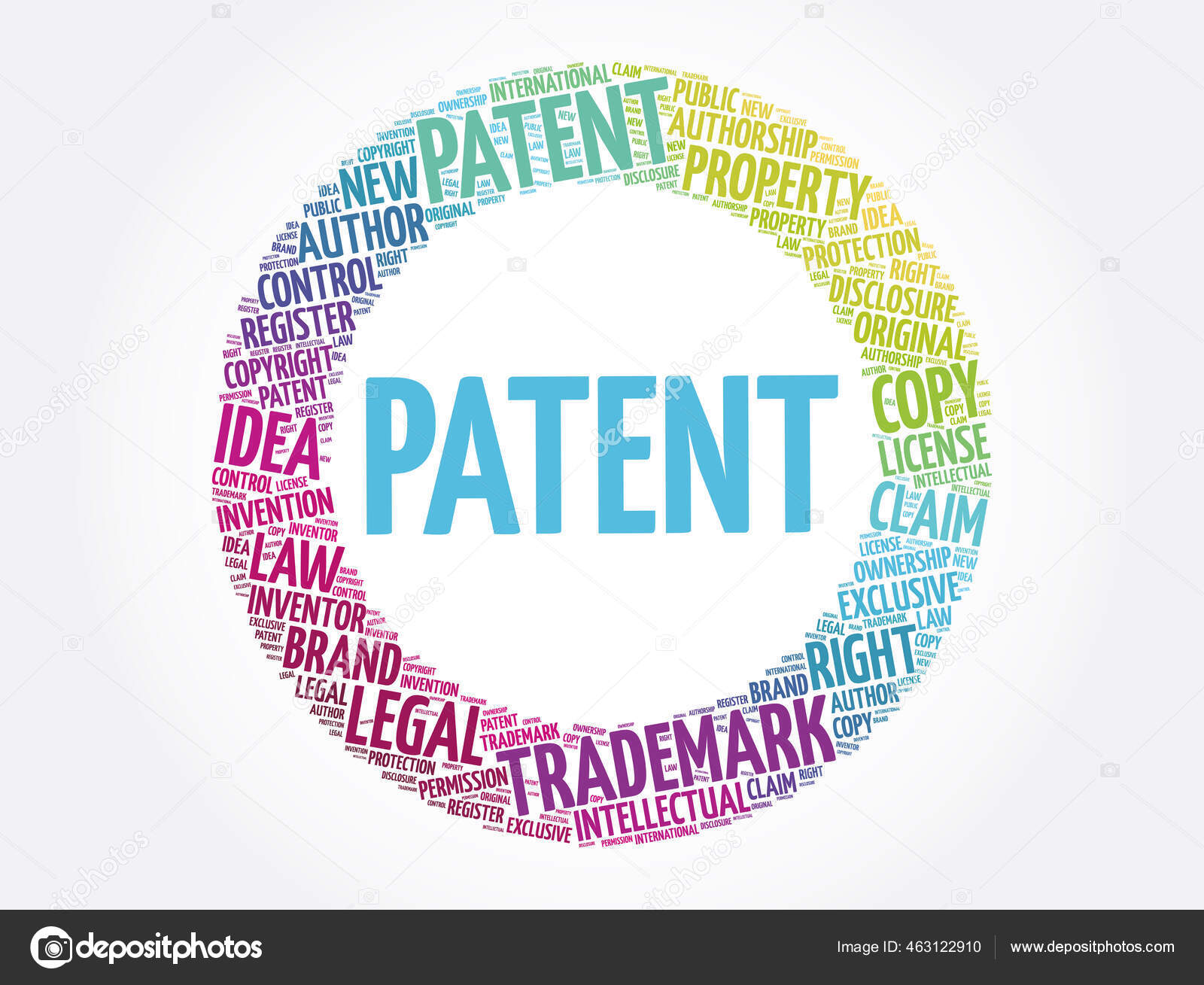 Patent Word Cloud Collage Concept Background Stock Vector by ©dizanna ...